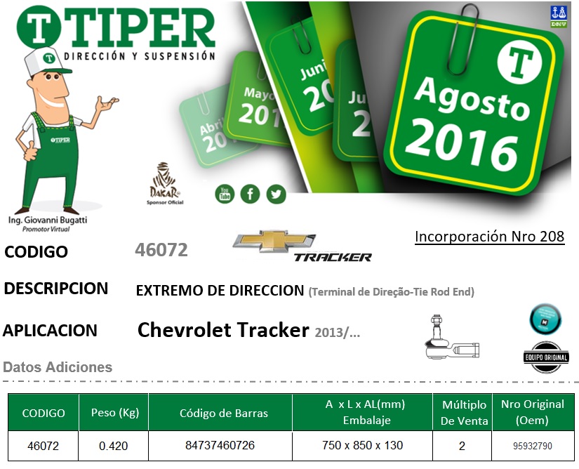 Tiper - Dirección y Suspensión